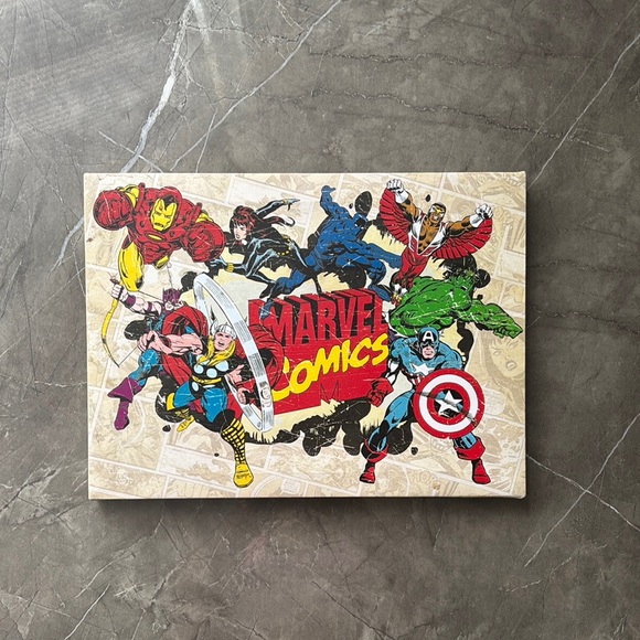 Marvel | Art | Marvel Comics Poster With Red Yellow And Green | Poshmark
